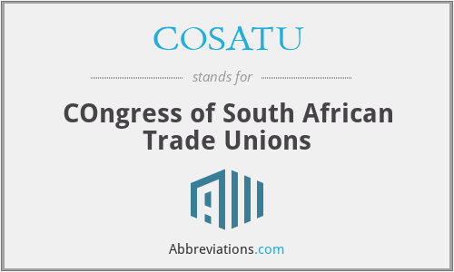 What does COSATU stand for?