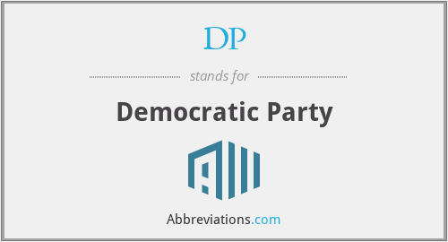 What is the abbreviation for Democratic Party?