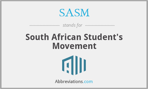What does SASM stand for?
