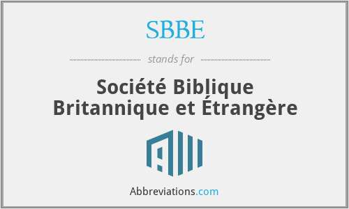 What does SBBE stand for?