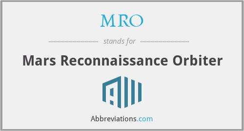 What does MRO stand for?