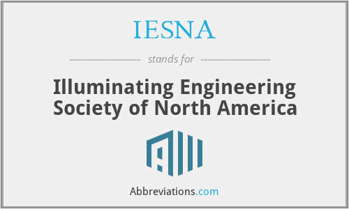 What does IESNA stand for?