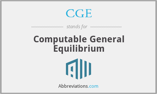 What does CGE stand for?