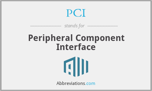 What does PCI stand for?