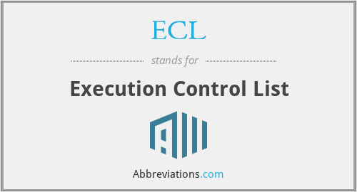 ECL - Execution Control List