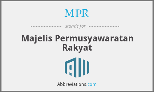 What does MPR stand for?