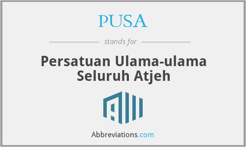 What does PUSA stand for?