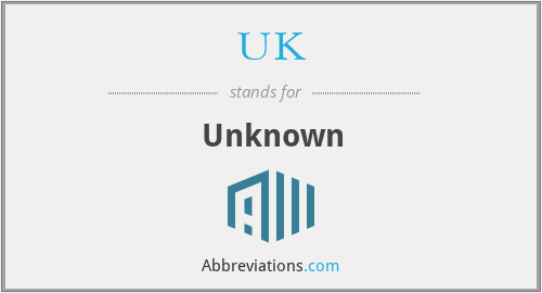 What is the abbreviation for Unknown?