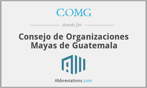 What does COMG stand for?