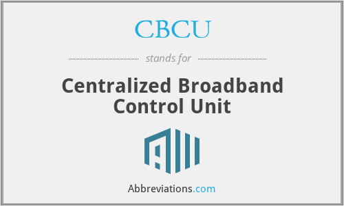 What does CBCU stand for?
