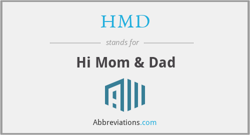 What does HMD stand for?