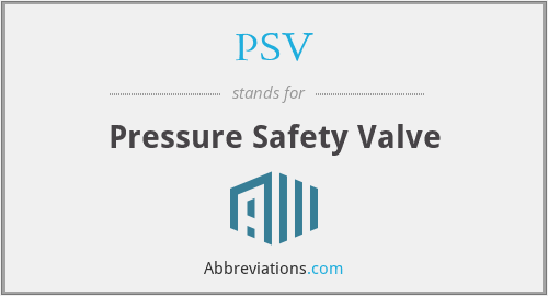 PSV - Pressure Safety Valve
