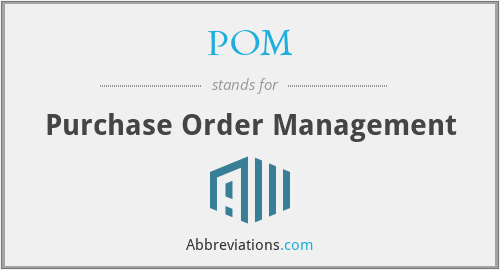 POM - Purchase Order Management