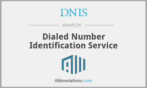DNIS - Dialed Number Identification Service