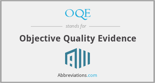 What does OQE stand for?