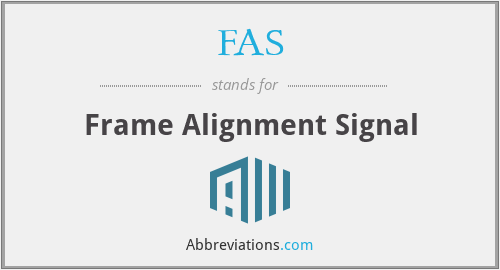FAS - Frame Alignment Signal