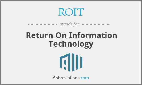 What does ROIT stand for?