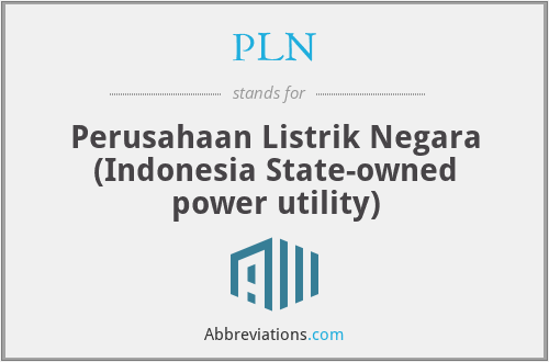 What does PLN stand for?