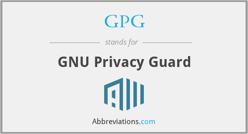What does GPG stand for?