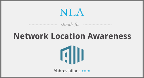 What does NLA stand for?