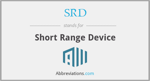 What does SRD stand for?