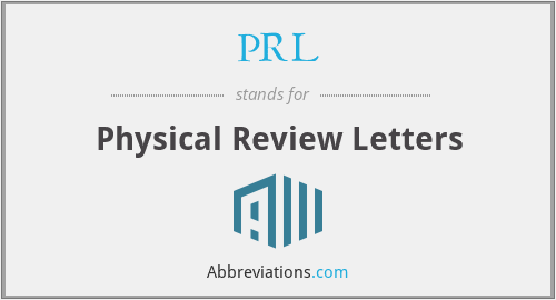 What does PRL stand for?