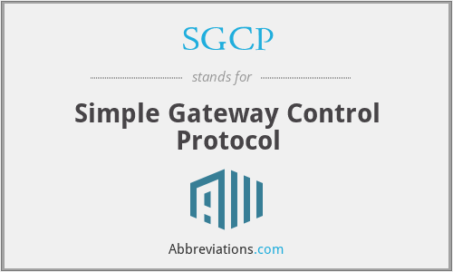 What does SGCP stand for?