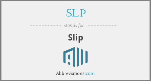 What does SLP stand for?
