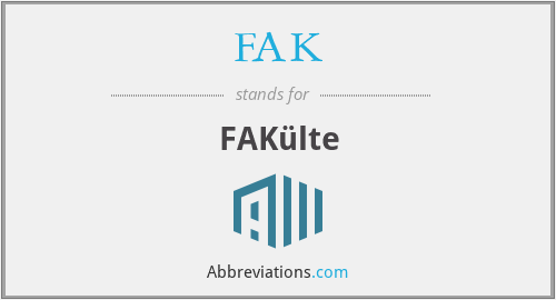 What does FAK stand for?