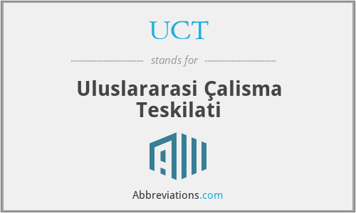 What does UCT stand for?