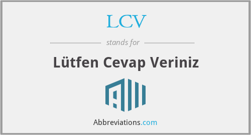 What does LCV stand for?