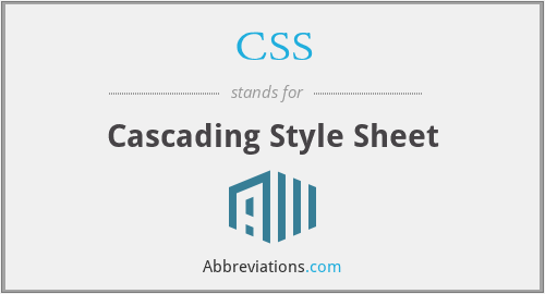 What does CSS stand for?