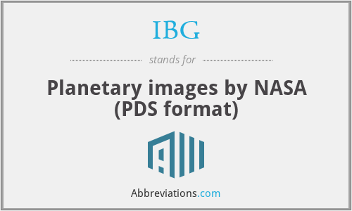 What does IBG stand for?