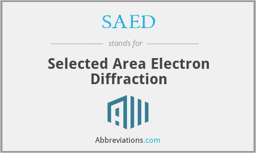 What does SAED stand for?