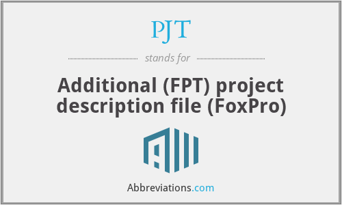 What does PJT stand for?