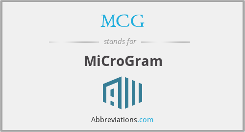 What is the abbreviation for MiCroGram?