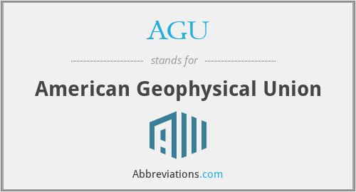 What does AGU stand for?