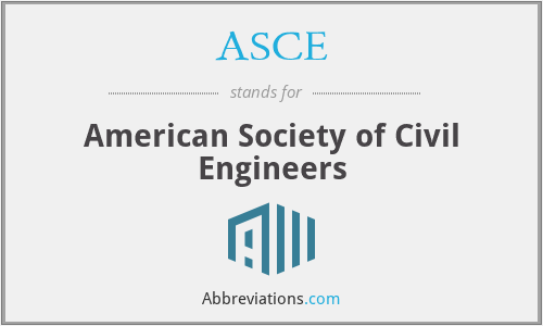 What does ASCE stand for?