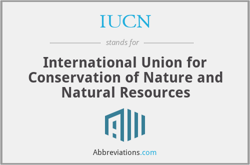 What does IUCN stand for?