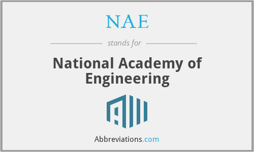 What does NAE stand for?