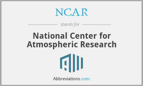 What does NCAR stand for?