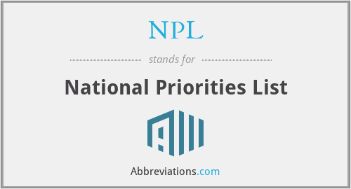 What does NPL stand for?