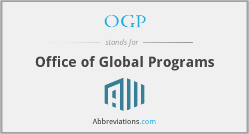 What does OGP stand for?