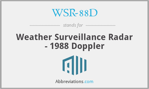 What does WSR-88D stand for?