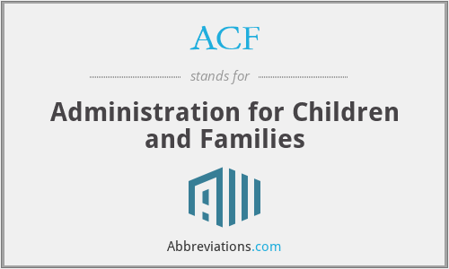 What does ACF stand for?