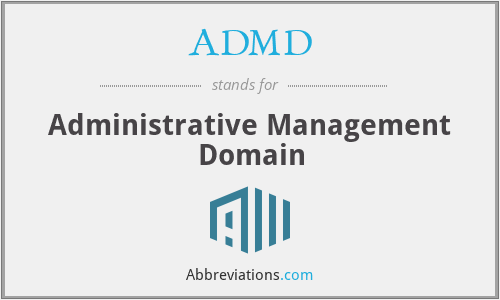 What does ADMD stand for?