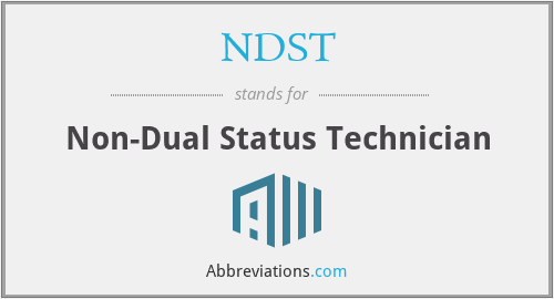 What does NDST stand for?