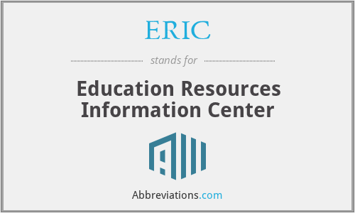 ERIC - Education Resources Information Center