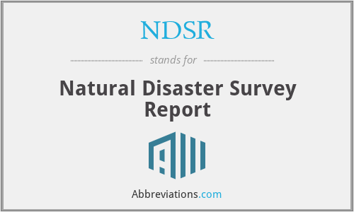 What does NDSR stand for?