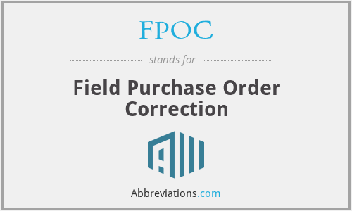 What does FPOC stand for?